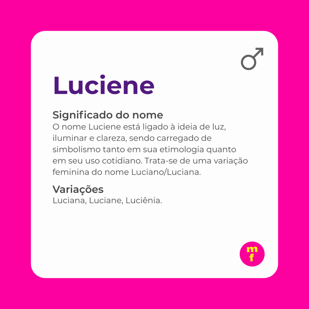 O que significa o nome Luciene? | Minha Fofoca
