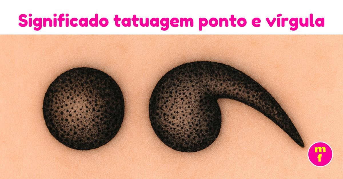 O que significa a tatuagem ponto e vírgula? Descubra | Minha Fofoca