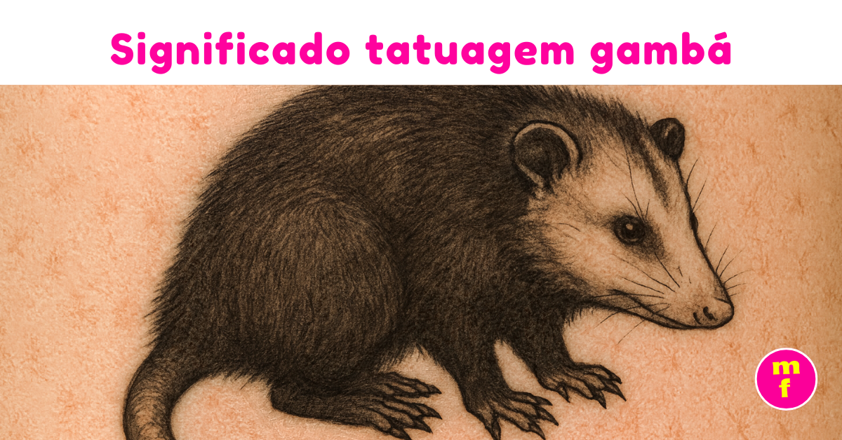 O que significa a tatuagem de gambá? Conheça simbolismos e curiosidades ...