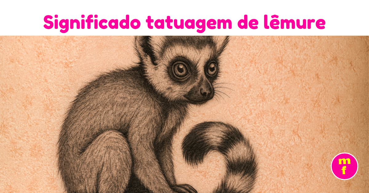O que significa a tatuagem de lêmure? | Minha Fofoca