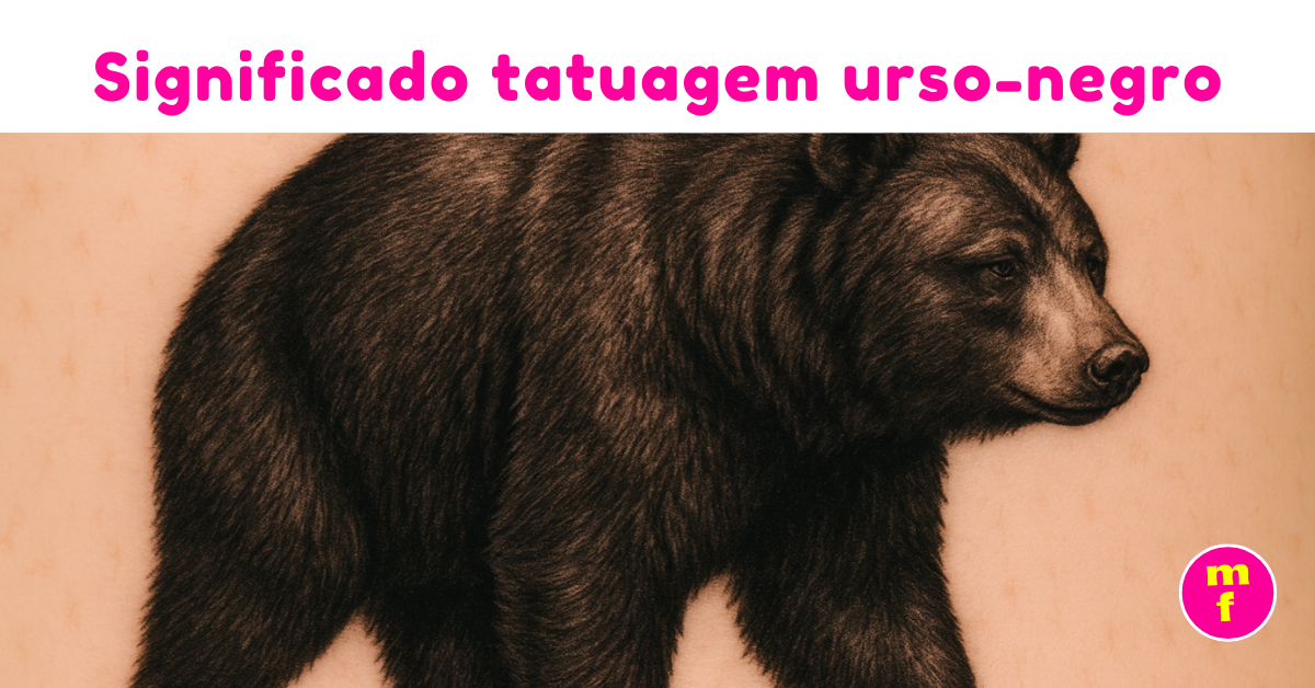 O que significa a tatuagem de urso-negro? | Minha Fofoca