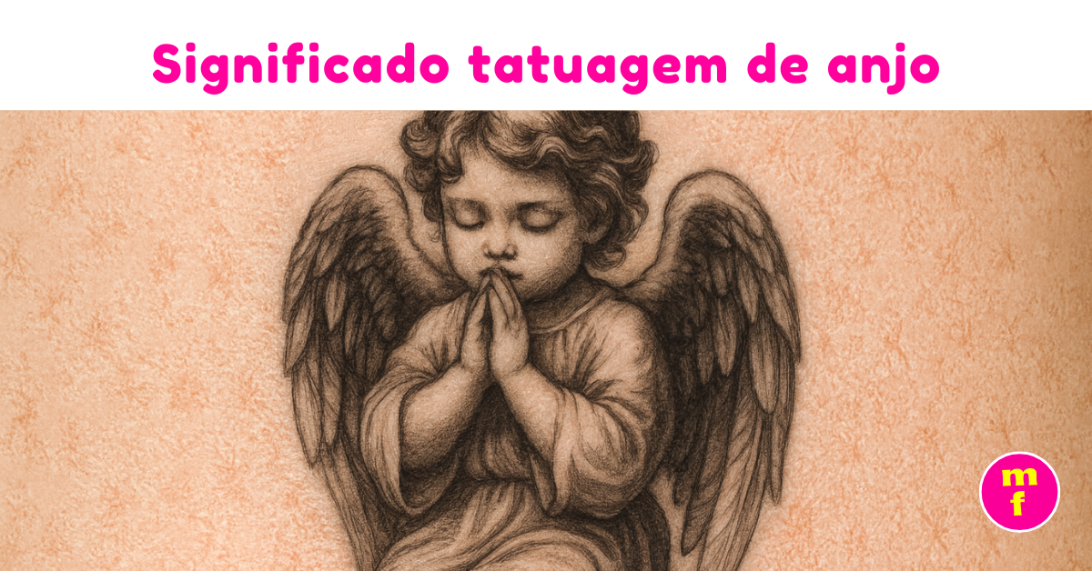O que significa a tatuagem de anjo? Entenda os símbolos e ...